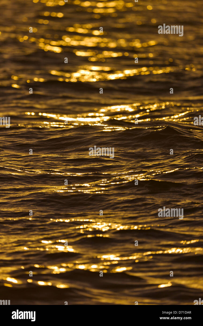 Ocean at sunset, False Bay, South Africa Stock Photo - Alamy
