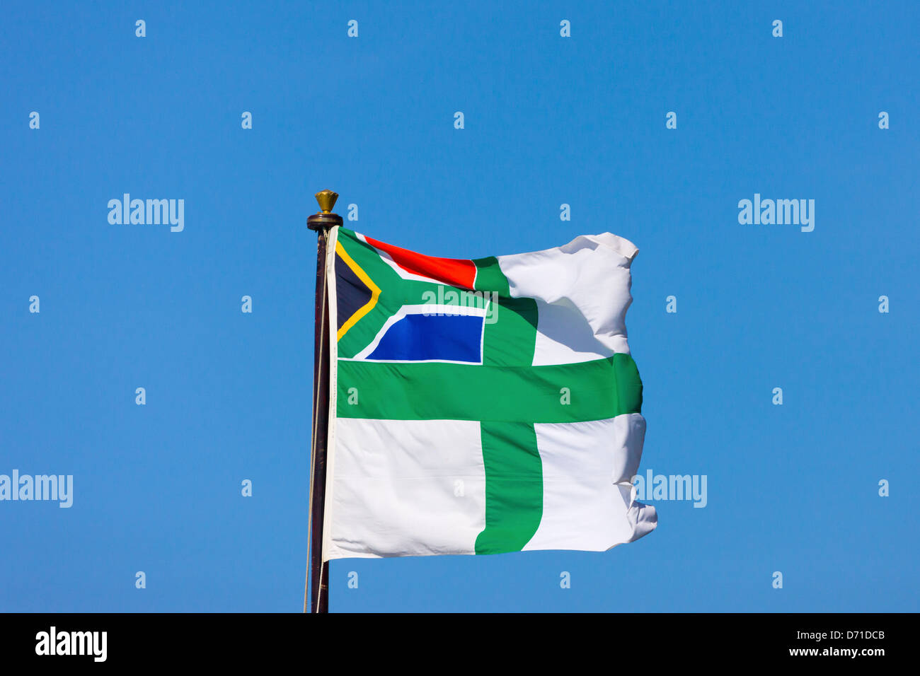 South African national flag, South Africa Stock Photo - Alamy