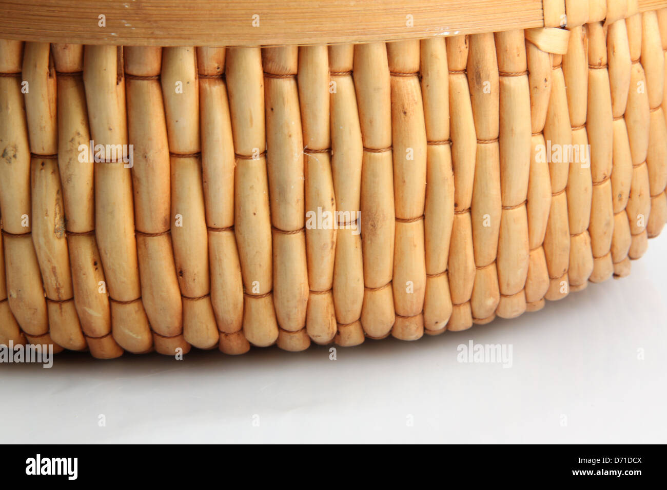 Laimai Basketwork on the white Background Stock Photo - Alamy