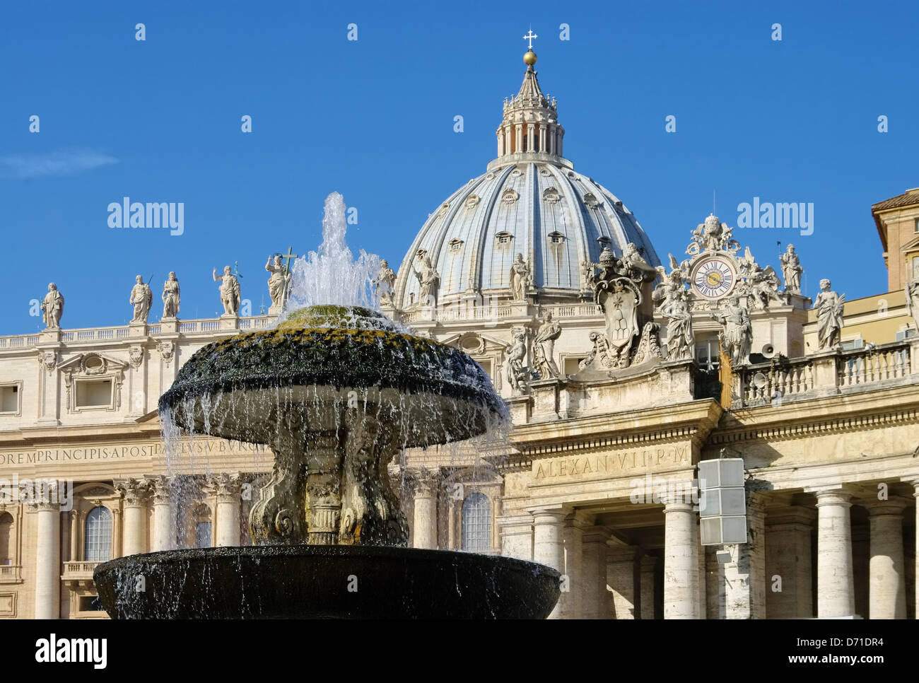Rom Petersdom - Rome Papal Basilica of Saint Peter 04 Stock Photo - Alamy