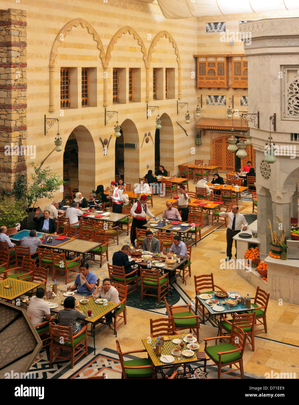 Restaurant in the Souk Area of the Wafi Shopping Mall, Dubai, United ...