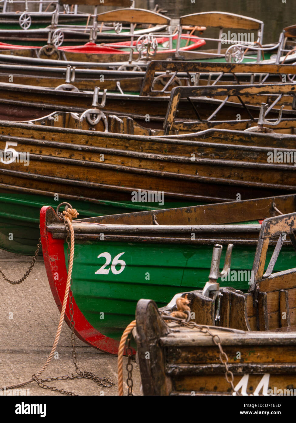 Knaresborough rowing boats hi-res stock photography and images - Alamy