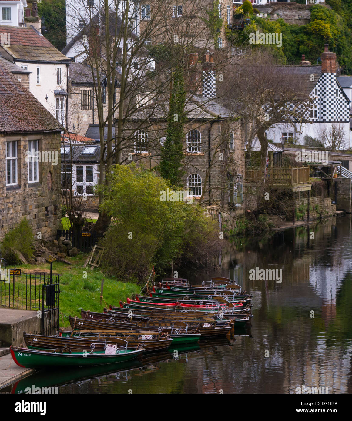 Knaresborough rowing boats hi-res stock photography and images - Alamy