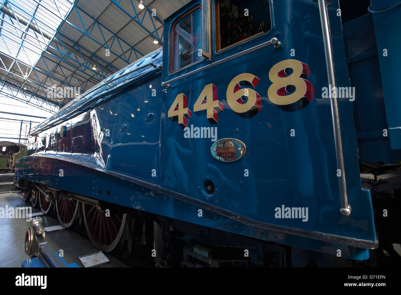 Number 4468. The Mallard Locomotive engine, attained a World Speed ...