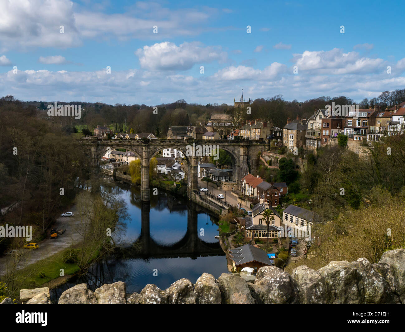 Knaresborough viaduct view hi-res stock photography and images - Alamy