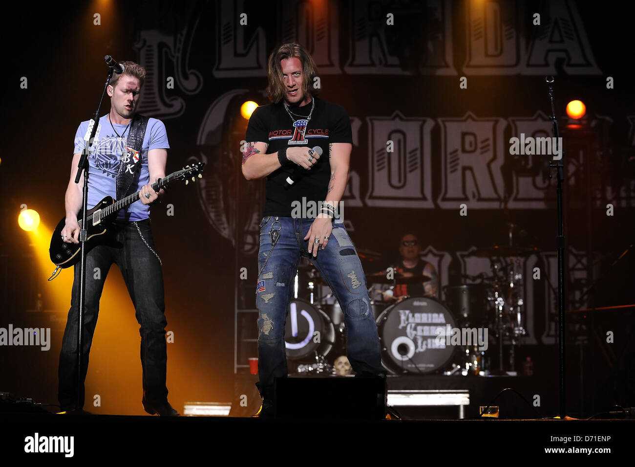 Florida georgia line tyler hubbard and brian kelley hi-res stock ...