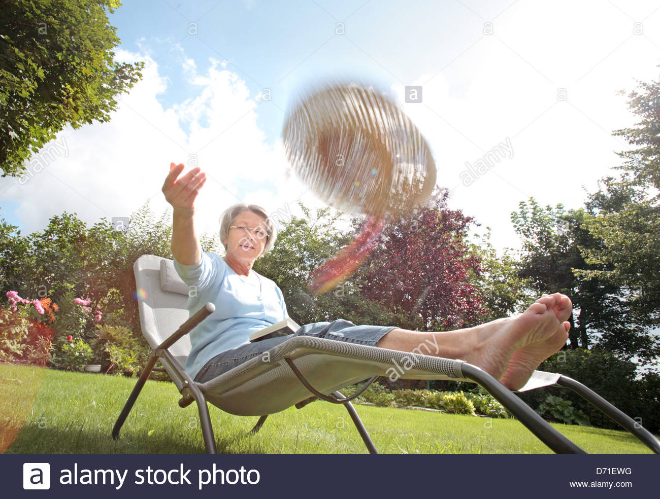 Lawn Chairs Old Women Stock Photos & Lawn Chairs Old Women Stock Images ...