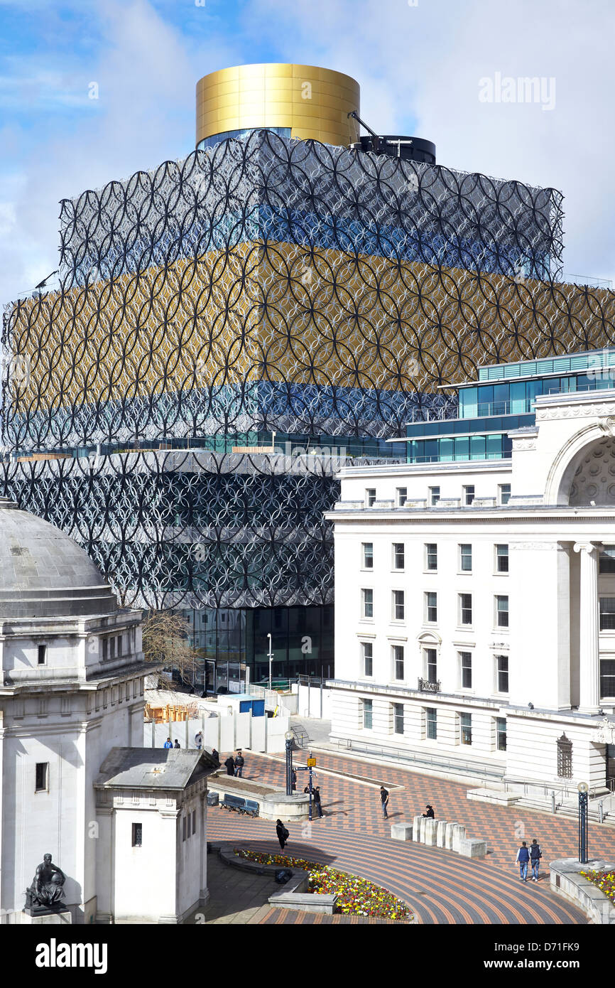 New Birmingham Library situated next to Baskerville House, Centenary ...