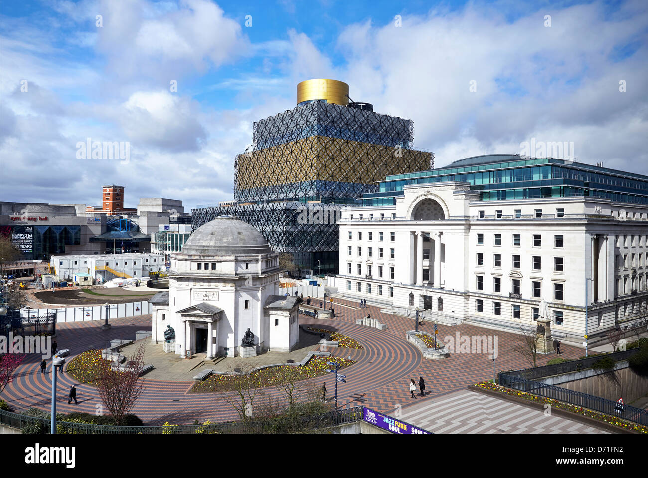 New Birmingham Library situated next to Baskerville House, Centenary ...