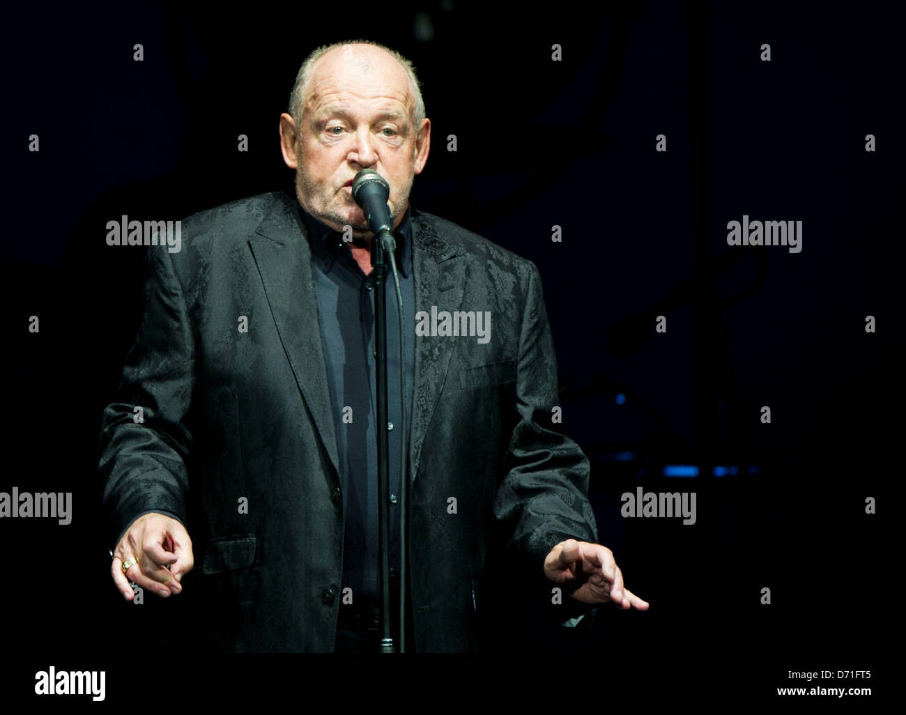 Berlin, Germany. 25th April, 2013. Singer Joe Cocker performs at the 02 ...