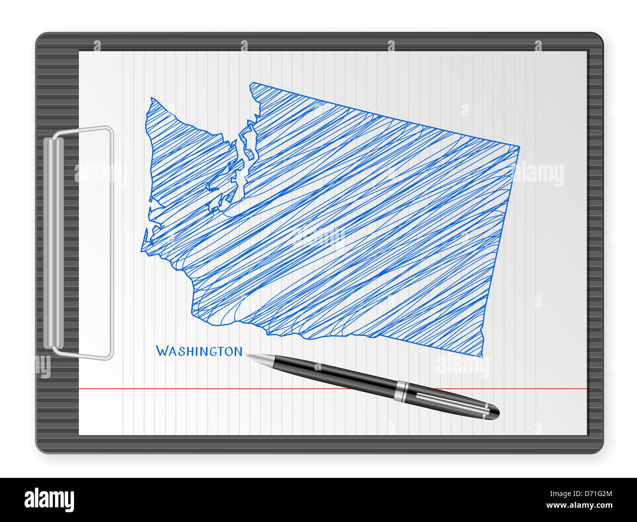 Washington Map High Resolution Stock Photography and Images - Alamy