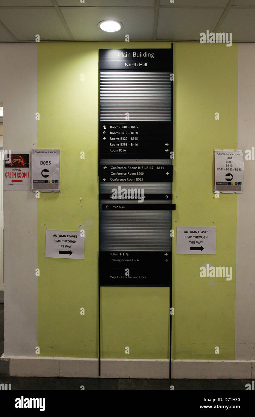 BBC Television Center TVC Last day of filming Stock Photo - Alamy