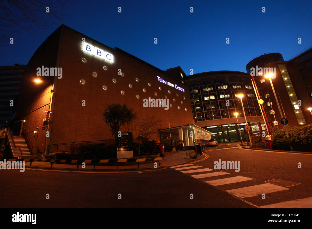 BBC Television Center TVC Last day of filming Stock Photo - Alamy