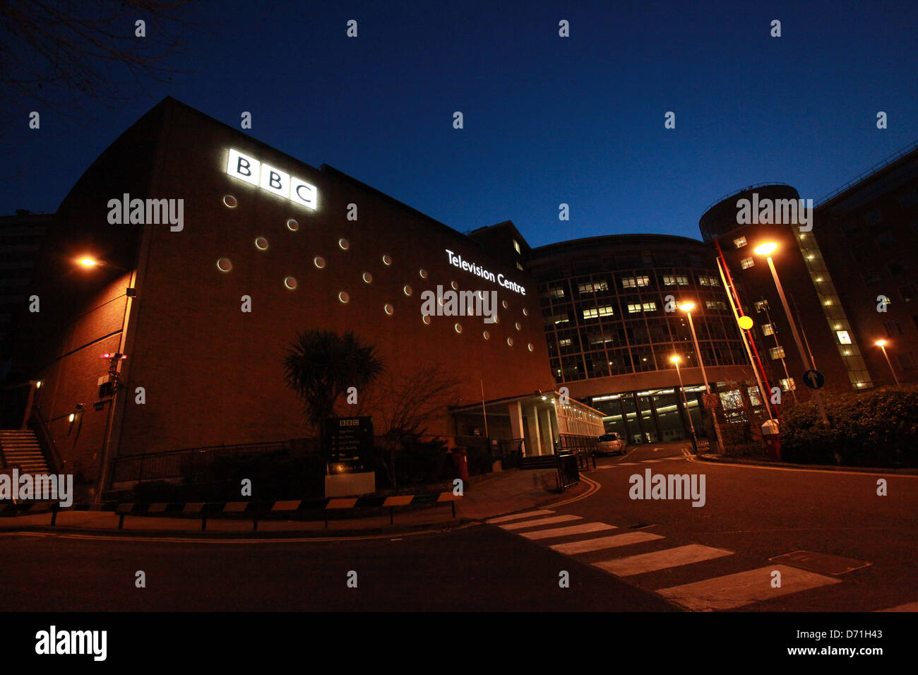 BBC Television Center TVC Last day of filming Stock Photo - Alamy