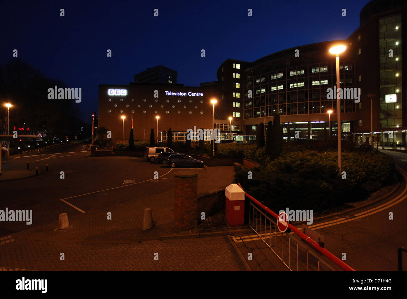 BBC Television Center TVC Last day of filming Stock Photo - Alamy