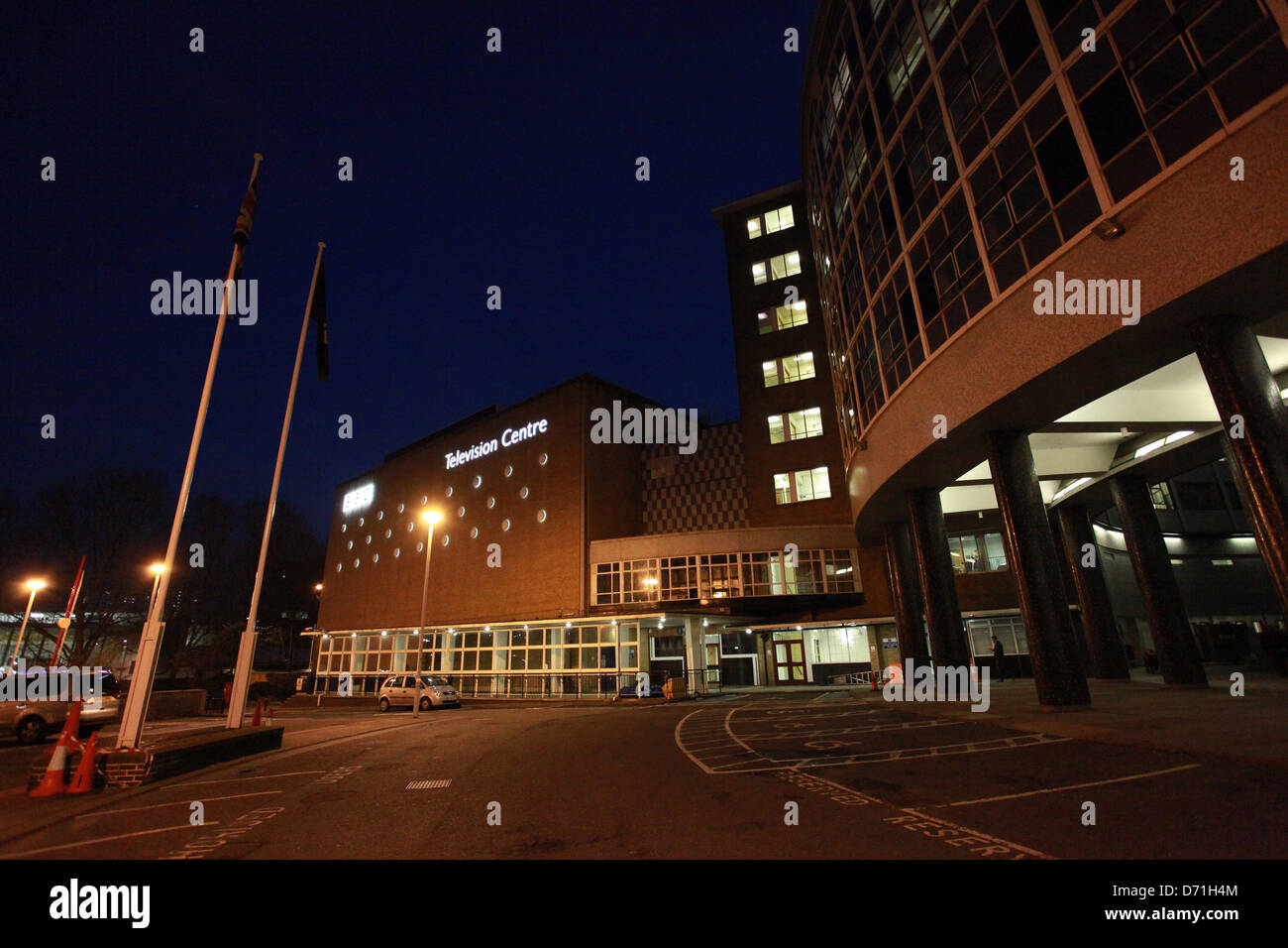 BBC Television Center TVC Last day of filming Stock Photo - Alamy