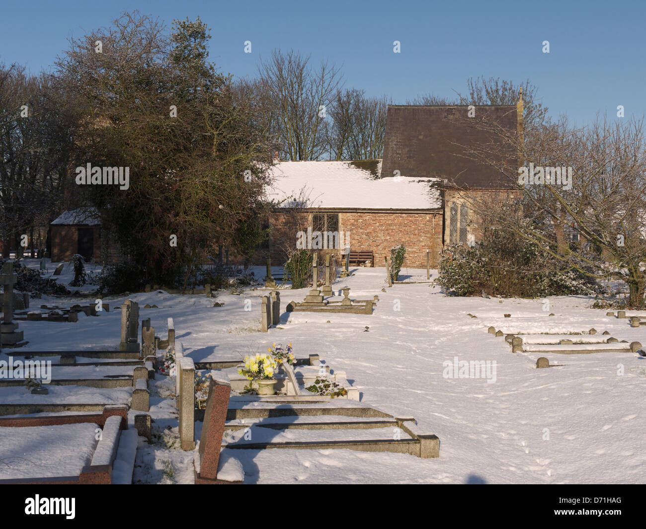 St. Mary's Church, Mablethorpe, January 2011 Stock Photo - Alamy