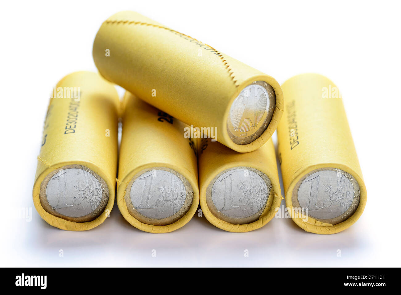 Rolled coins hi-res stock photography and images - Alamy