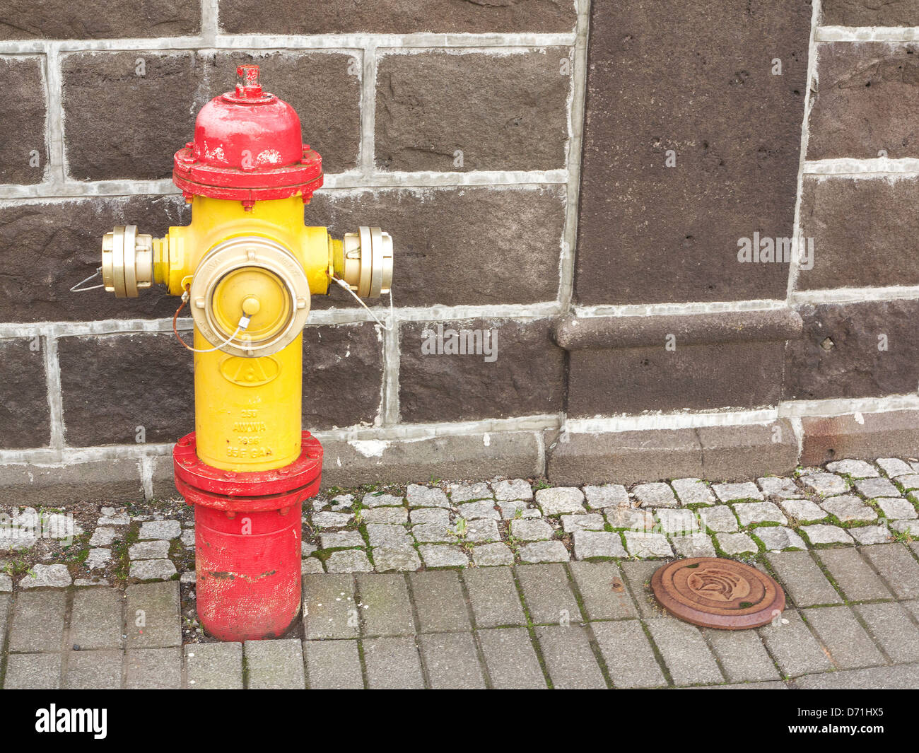 Fire hydrant in reykjavik iceland hi-res stock photography and images ...