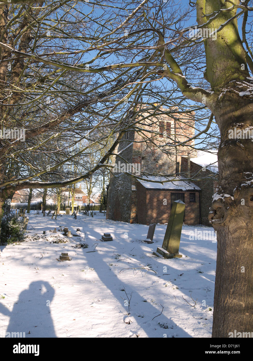 St. Mary's church, Mablethorpe, January 2011 Stock Photo - Alamy