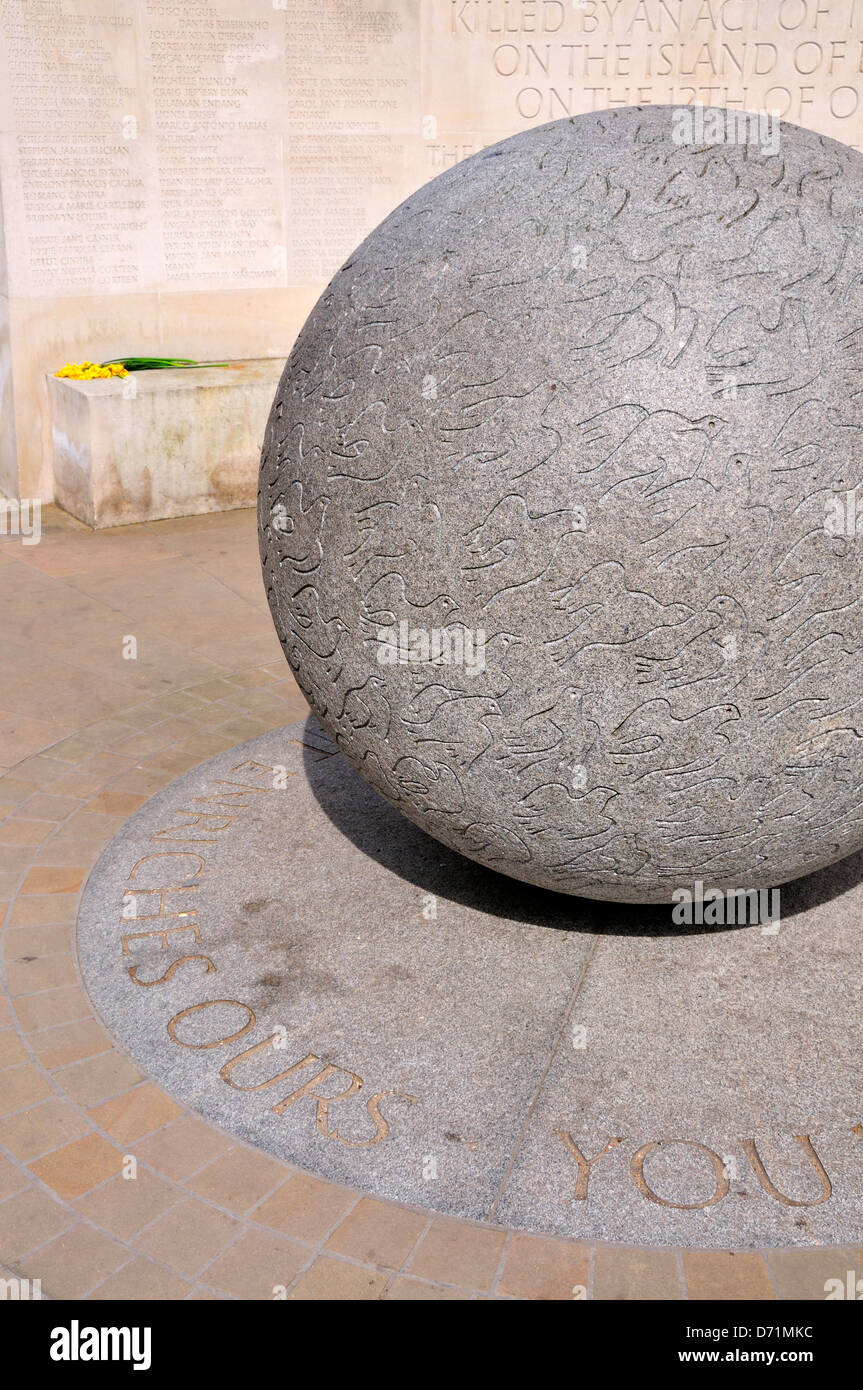 London, England, UK. Bali Memorial (Gary Breeze / Martin Cook; 2002 ...