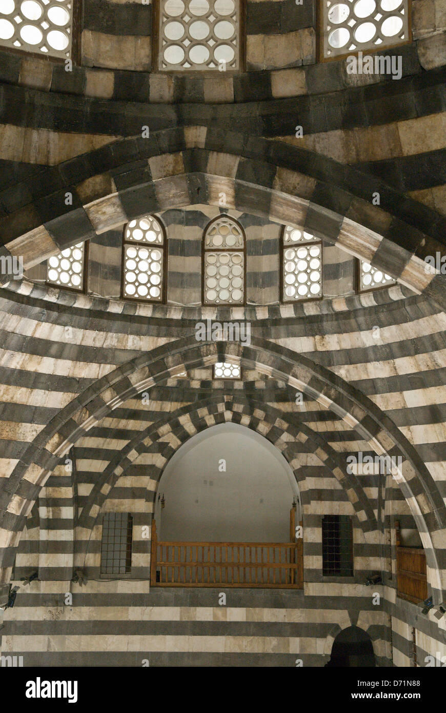 Khan As'ad Pasha, an old Ottoman Khan (karavanserai) in Damascus, Syria ...