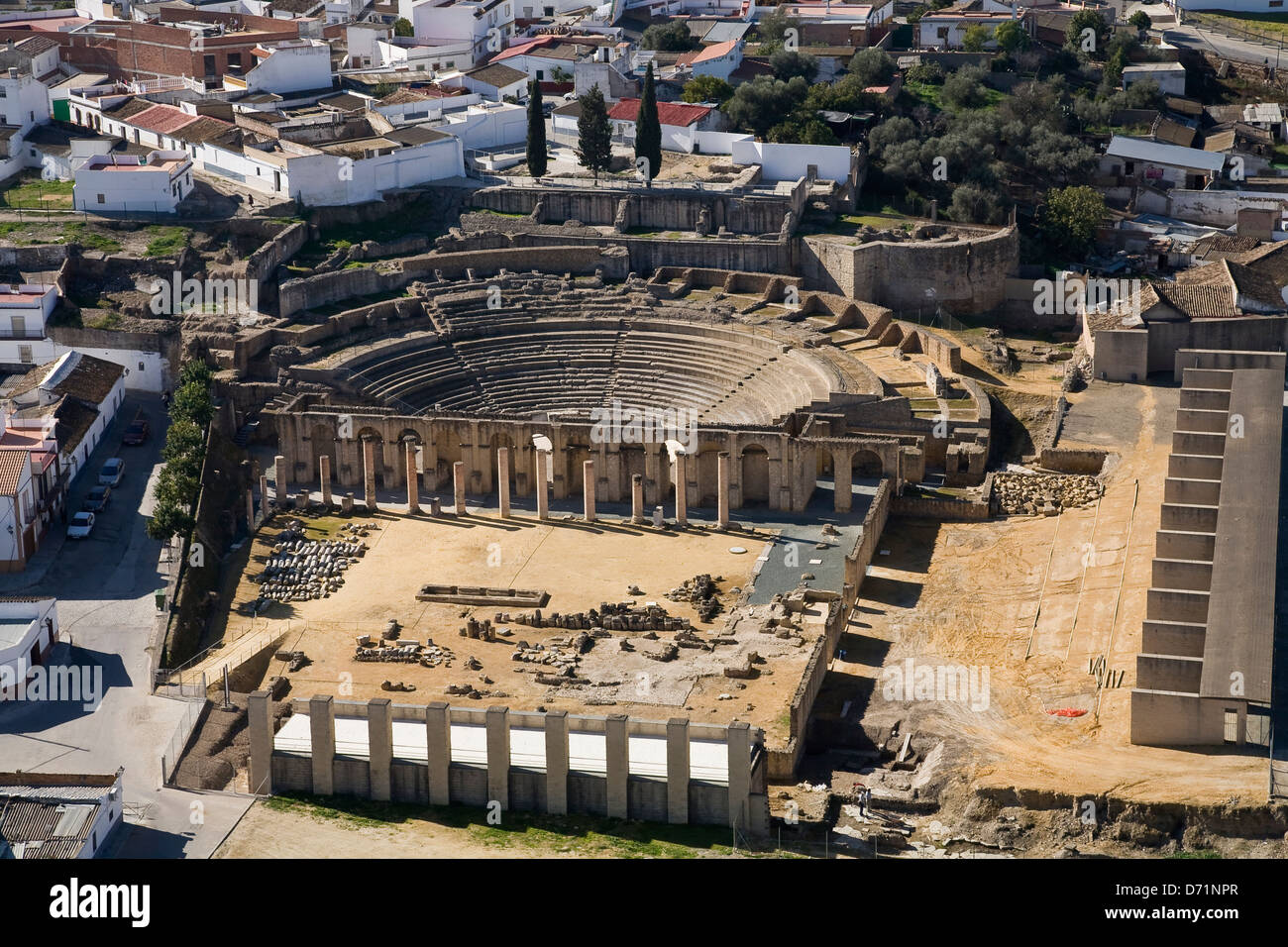THEATRE, ROMAN RUIN OF ITALICA, SANTIPONCE SEVILLE Stock Photo - Alamy