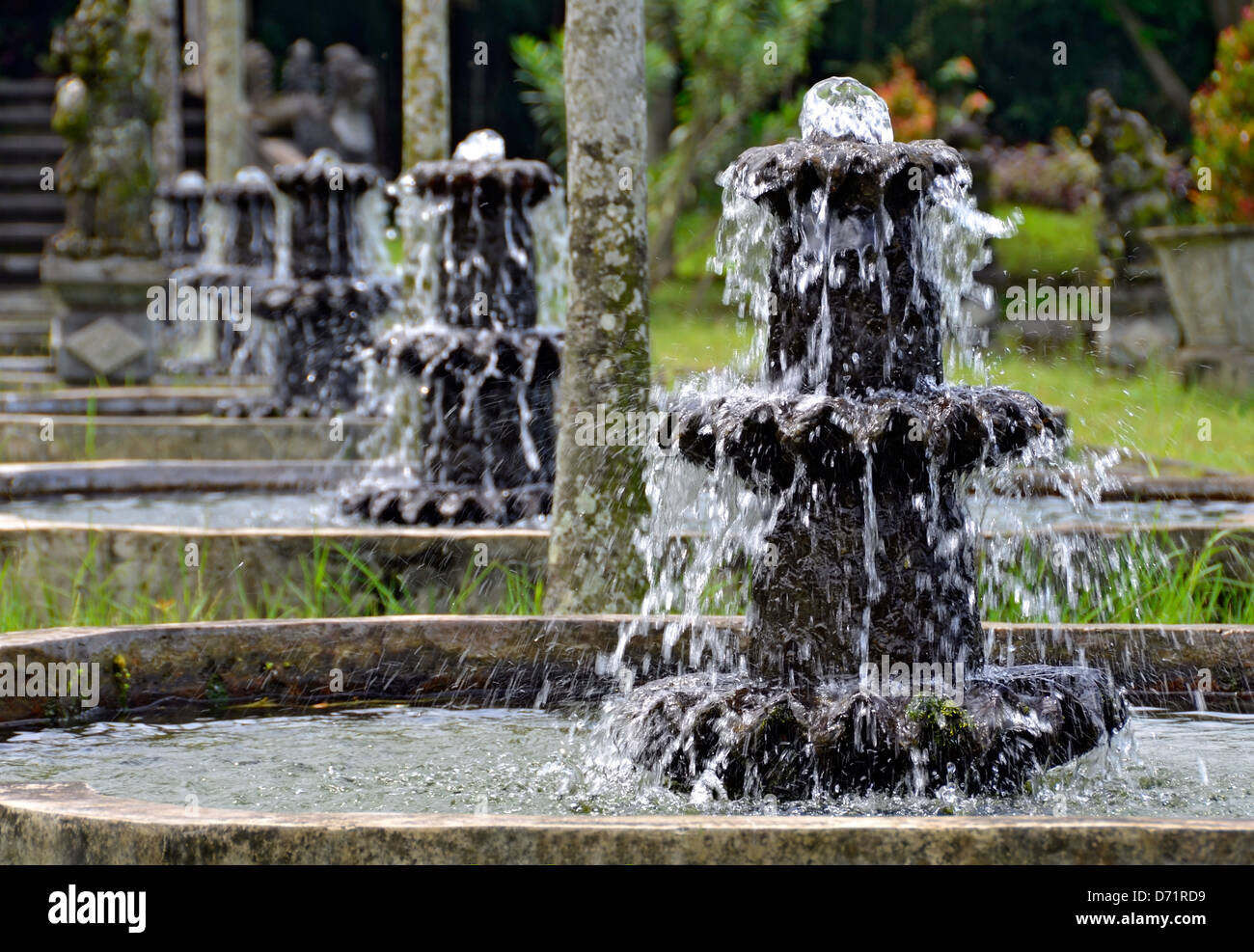 Balinese water feature hi-res stock photography and images - Alamy