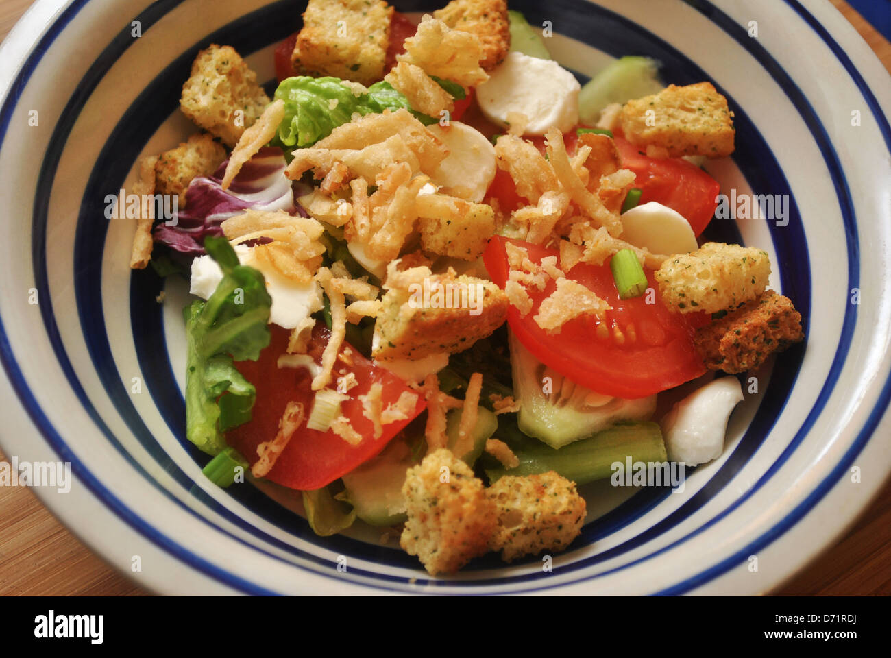 Crunchy Appetizer Salad Stock Photo - Alamy