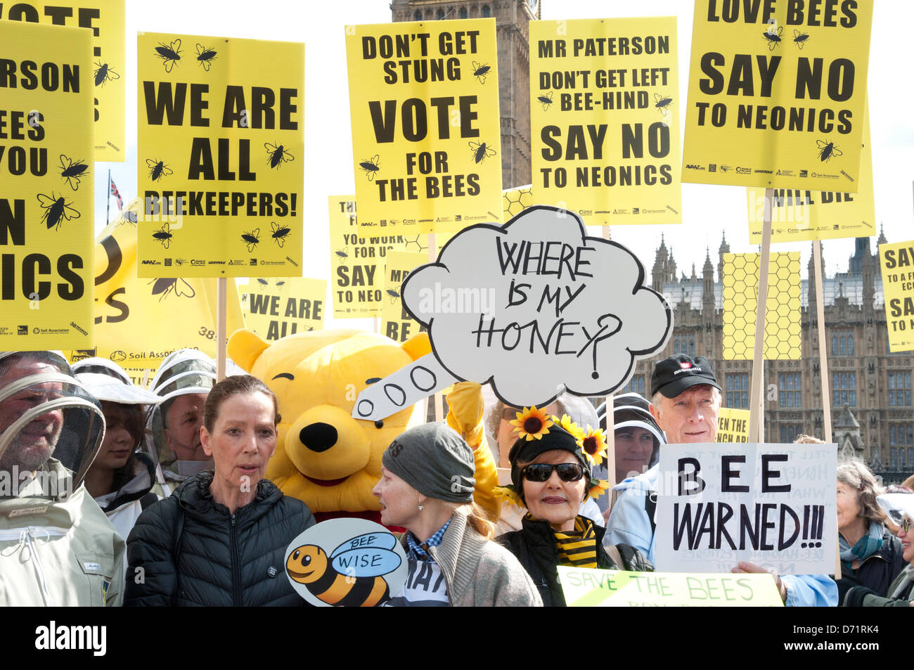 Fancy dress protest bees hi-res stock photography and images - Alamy
