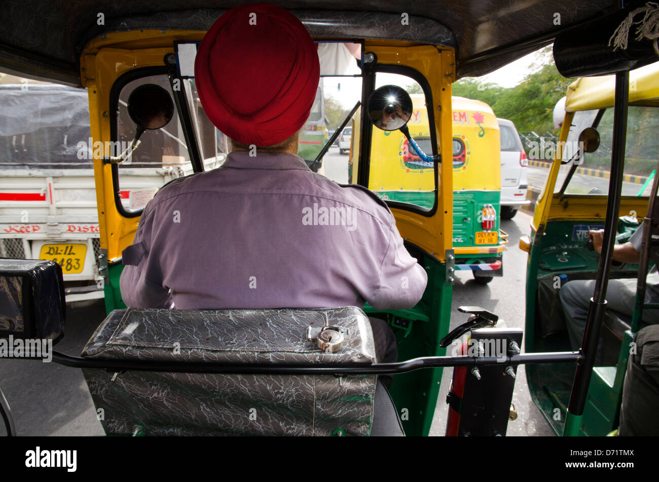 Auto rickshaw inside hi-res stock photography and images - Alamy