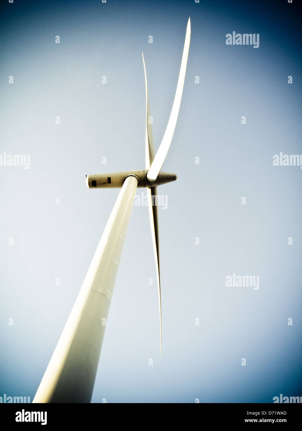 Three bladed wind turbine Stock Photo - Alamy