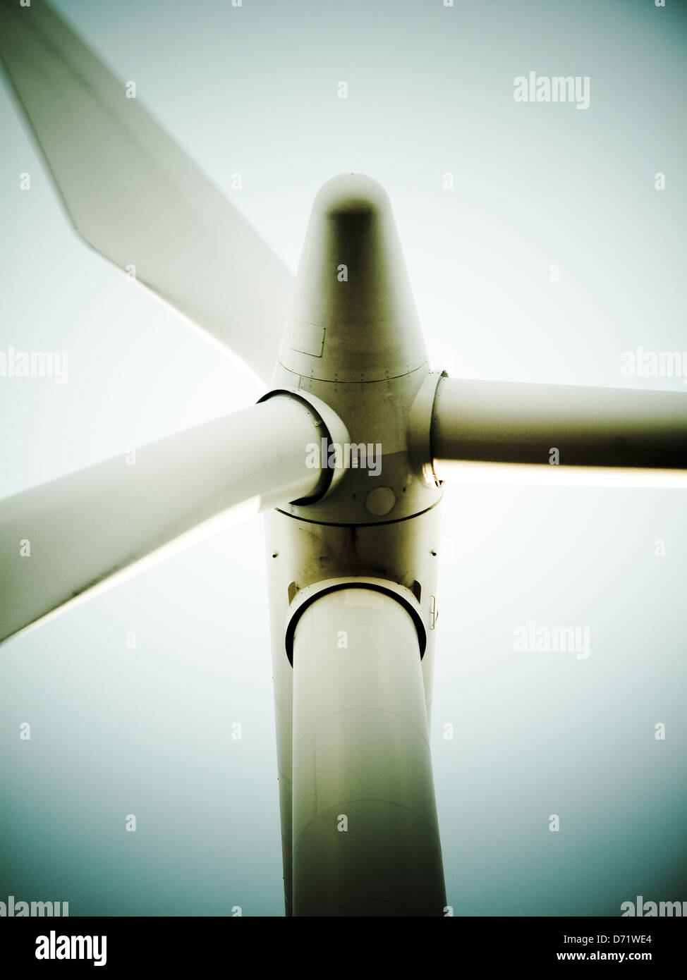 Three blade wind turbine Stock Photo - Alamy