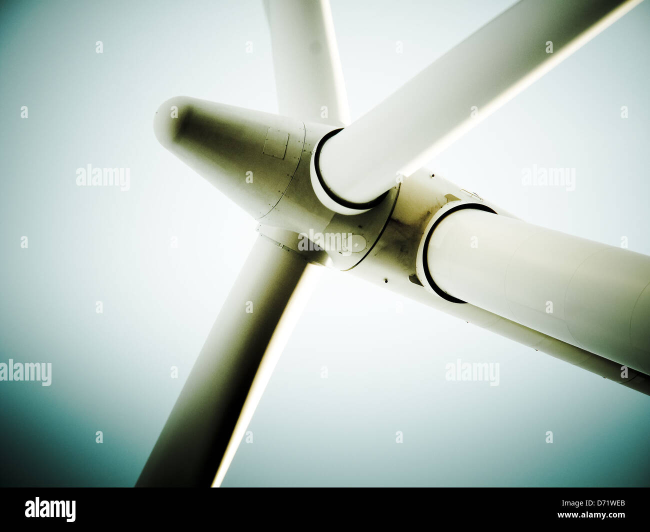 Three blade wind turbine Stock Photo - Alamy