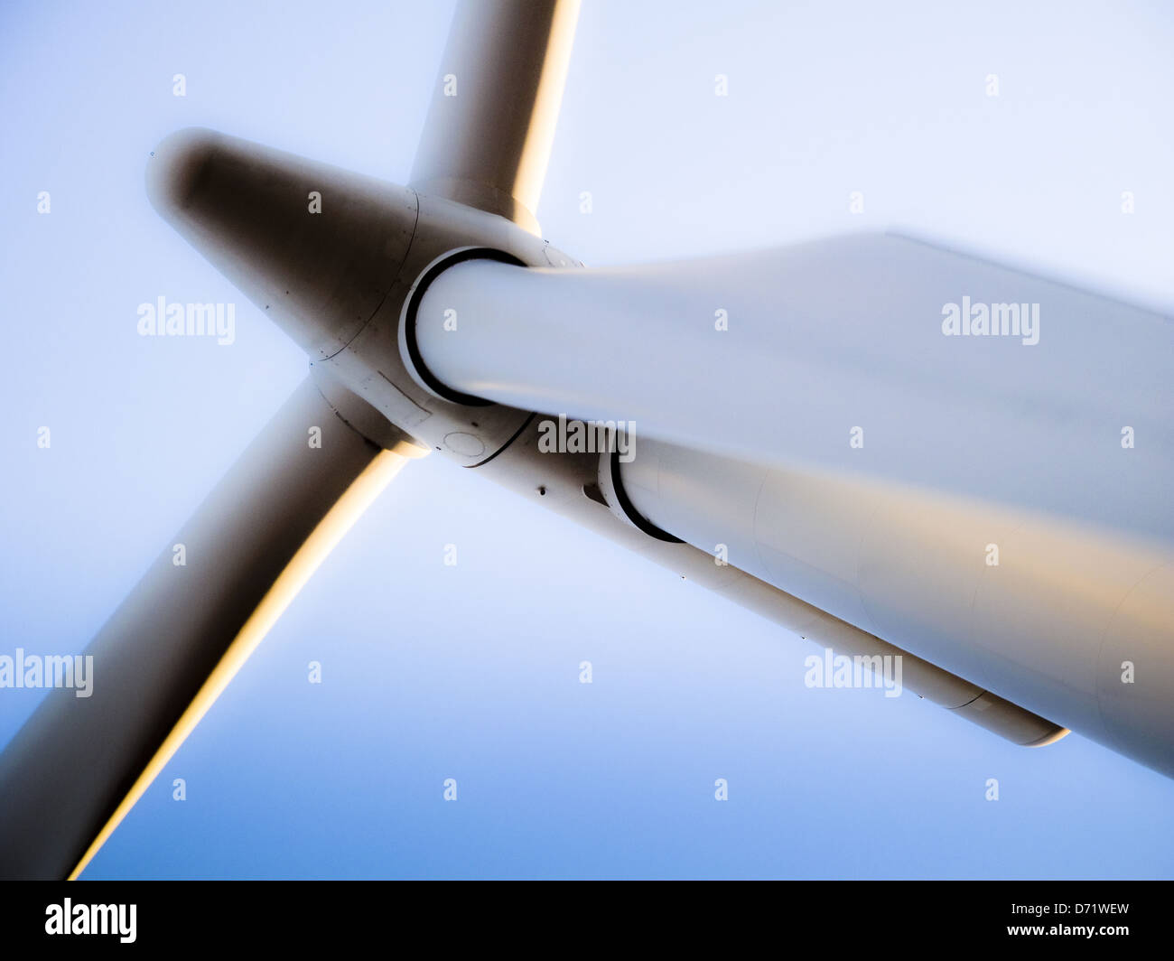 Three blade wind turbine Stock Photo - Alamy