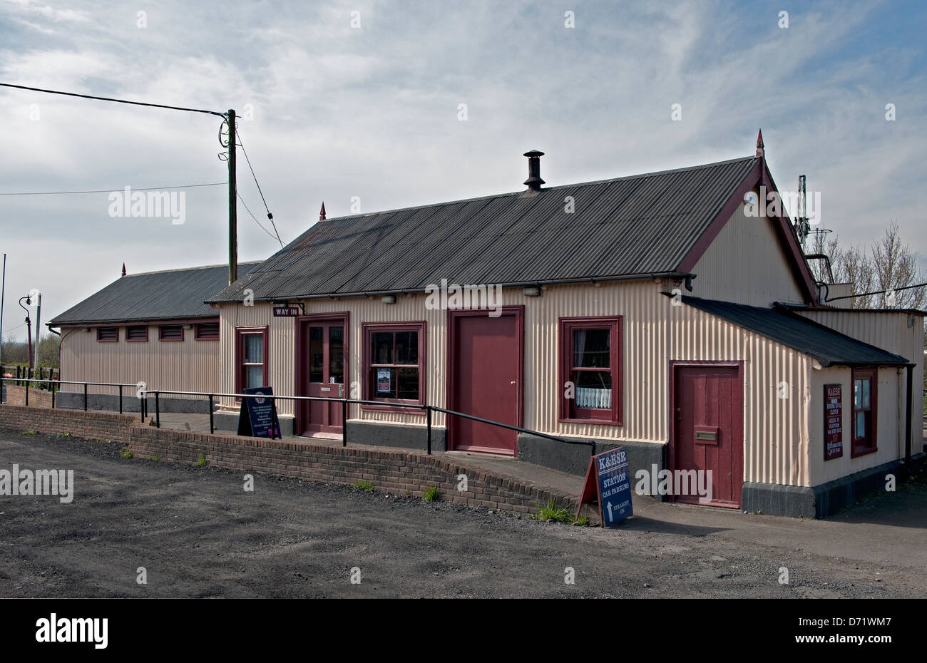 Northiam Railway Station on the Kent and East Sussex Railway Stock ...