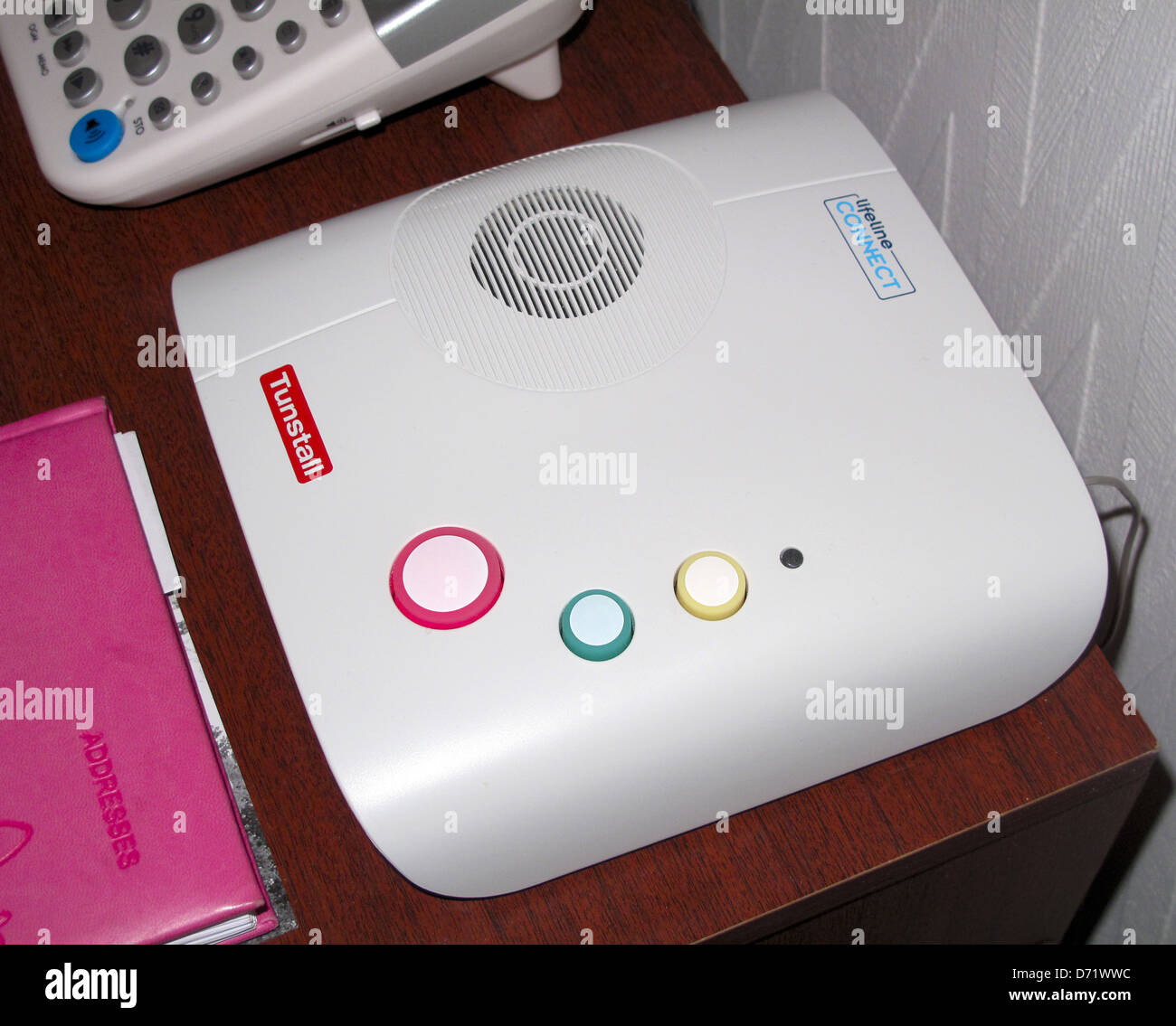 Lifeline Connect remote emergency assistance call unit Stock Photo - Alamy