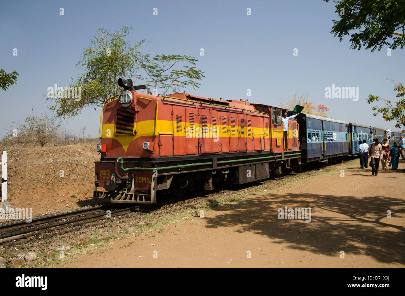 diesel hauled passenger train,class ZDM3A,193, narrow gauge railway ...