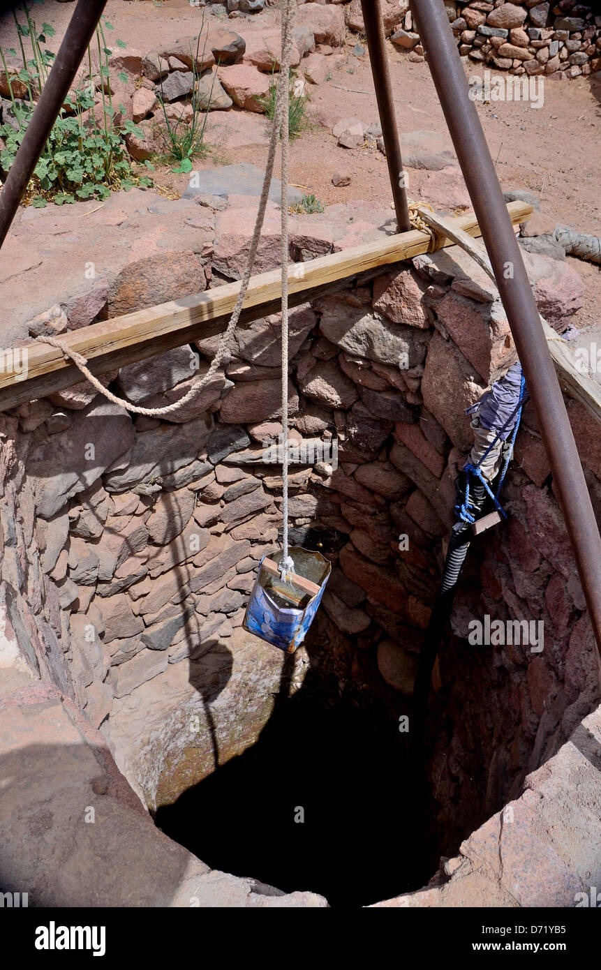 Water well in mountains hi-res stock photography and images - Alamy