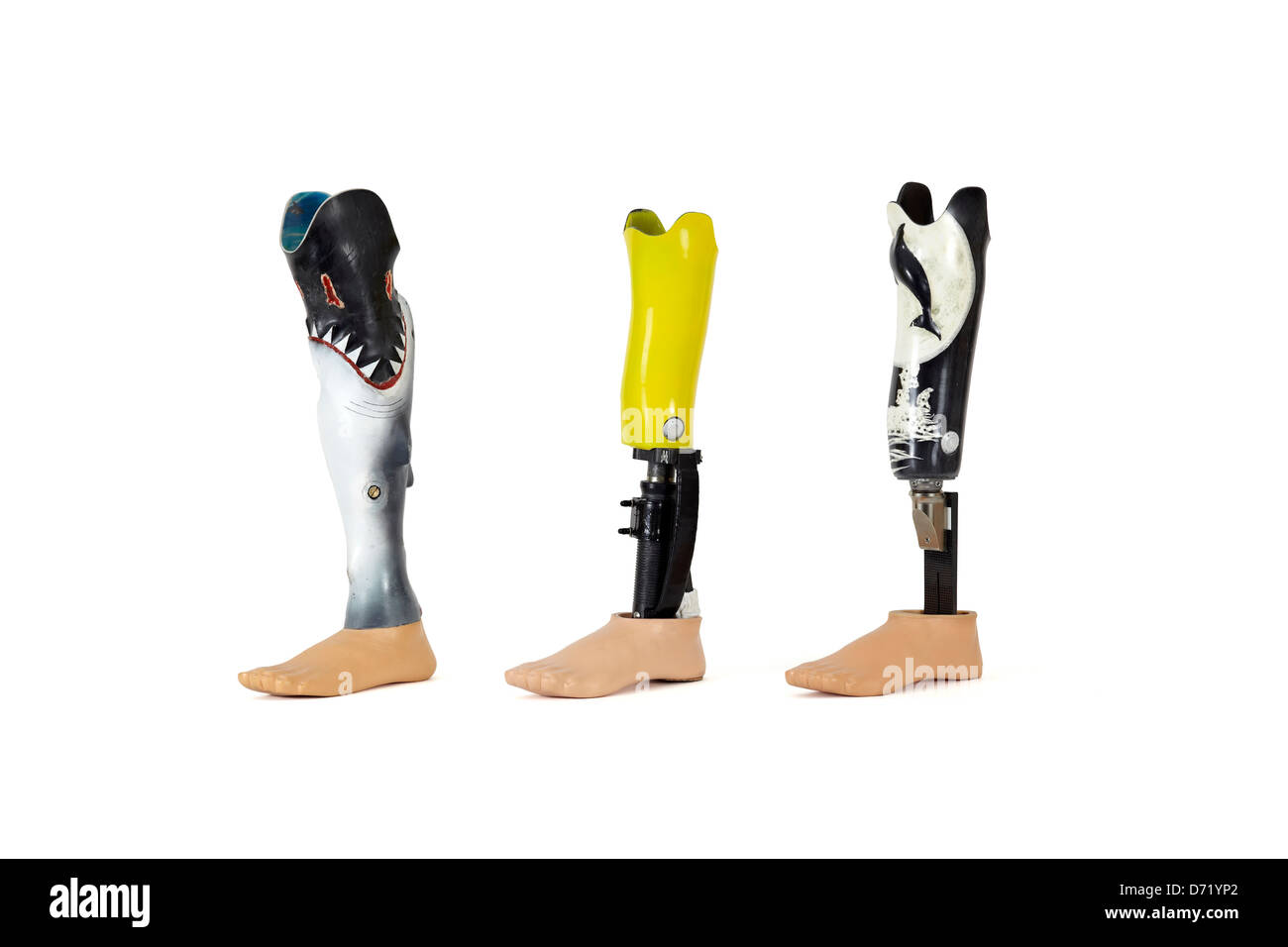 Lower limb prosthesis black background hi-res stock photography and ...