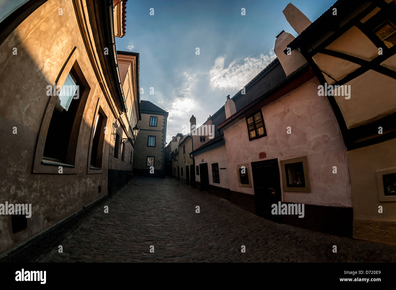 Golden Lane at Prague Castle Stock Photo - Alamy