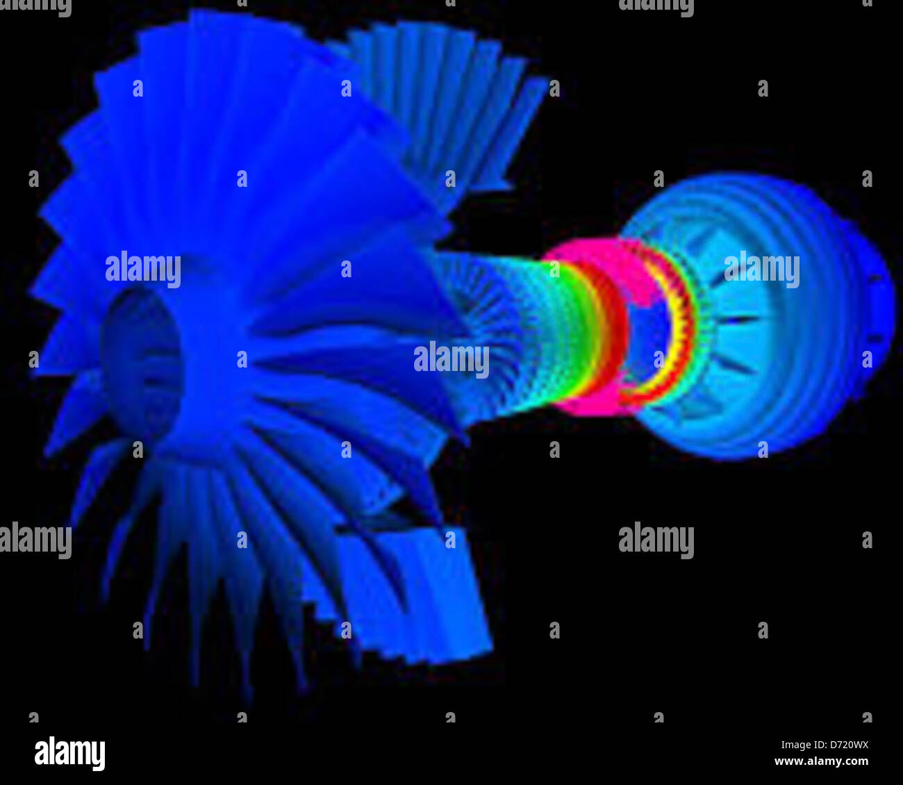 The GE 90 jet engine, developed for commercial aircraft, is a high ...