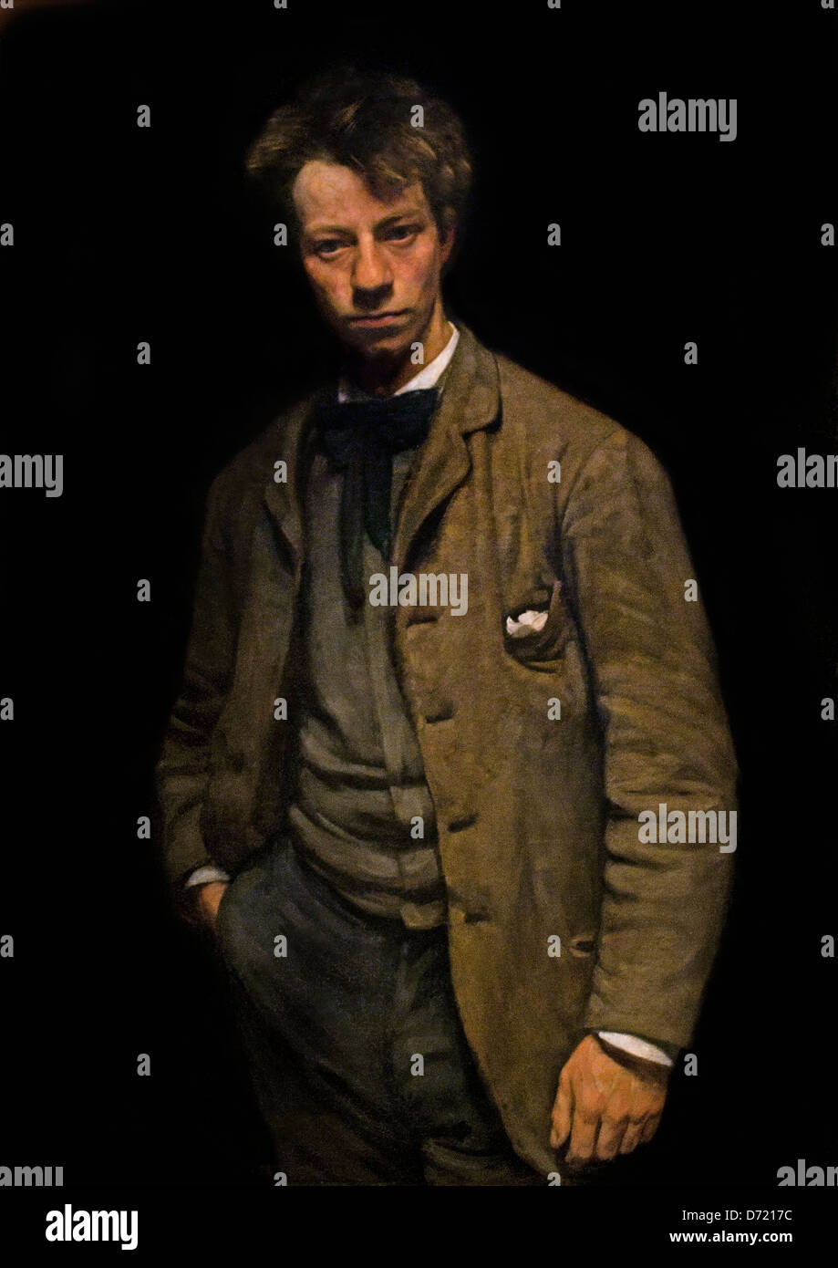 Portrait of Albert Verwey 1885 Jan Veth 1864 - 1925 Dutch Netherlands ...