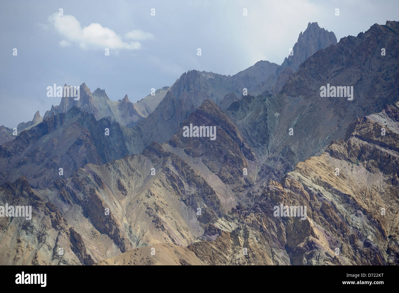 Sharp ridges of the Indian Himalayas Stock Photo - Alamy