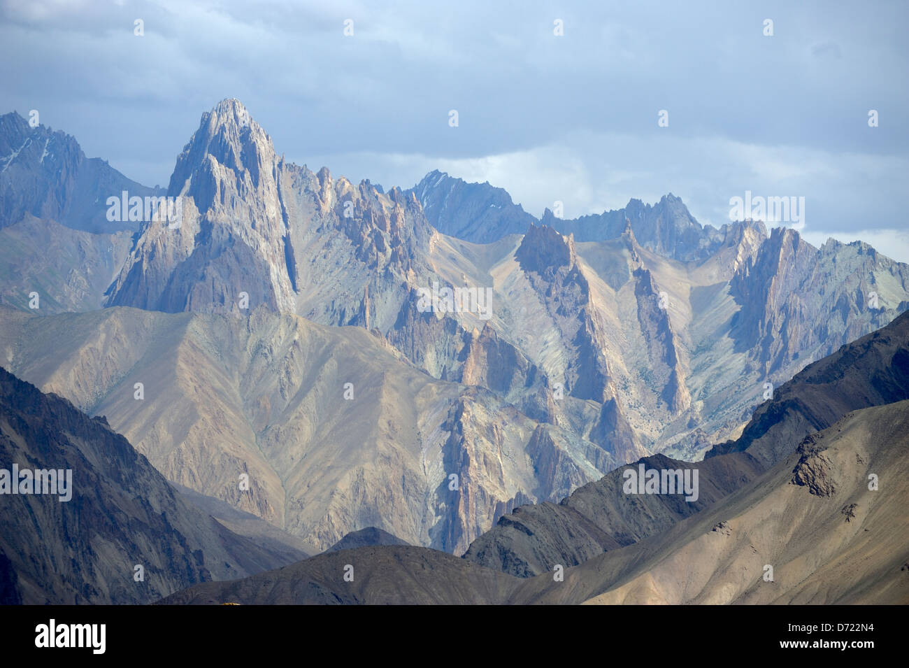 Sharp ridges of the Indian Himalayas Stock Photo - Alamy