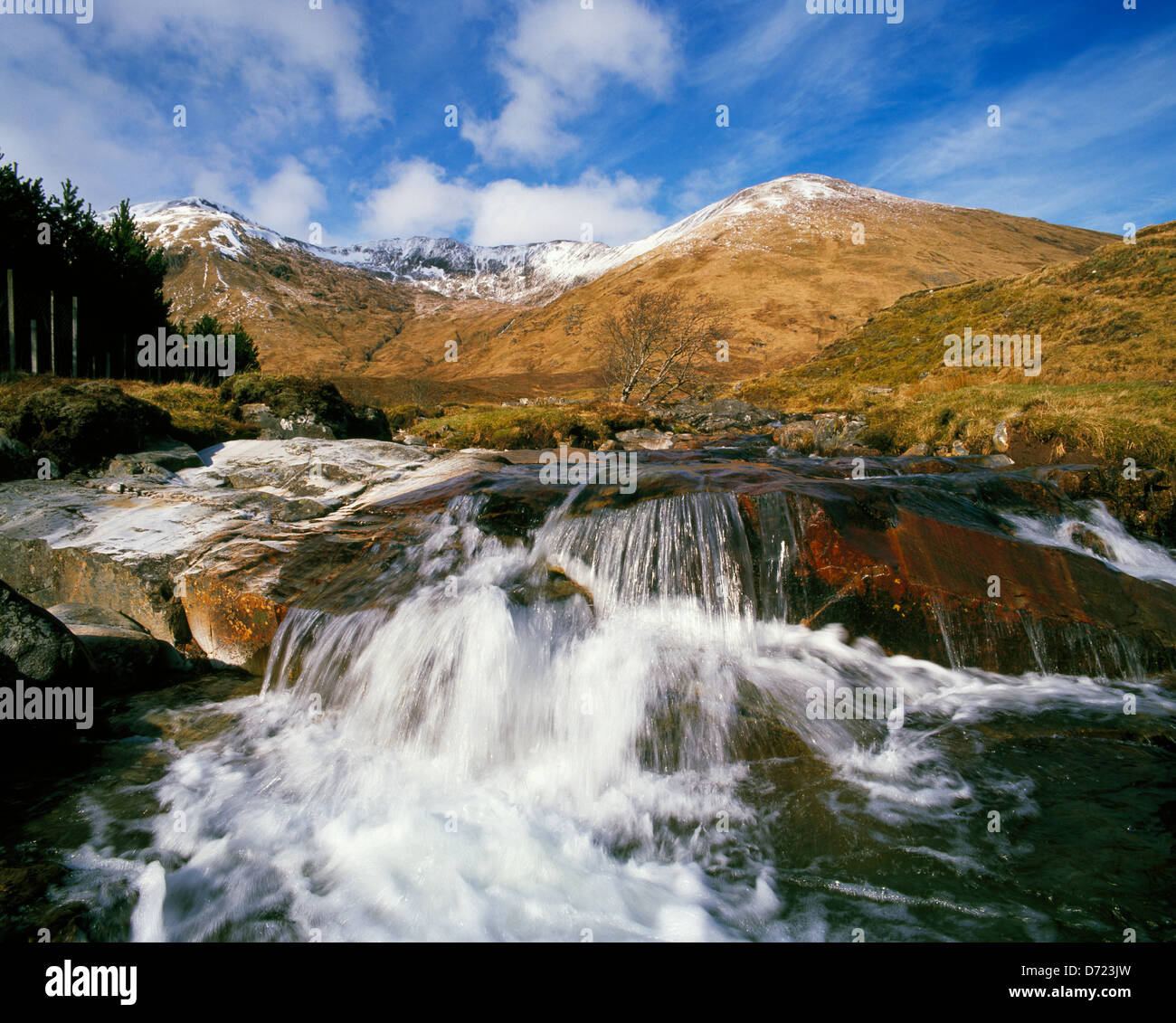 Glen shiel waterfall scottish highlands hi-res stock photography and ...