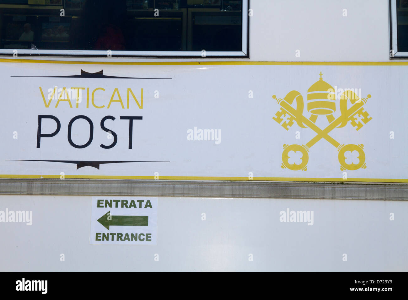 Vatican post sign Stock Photo - Alamy