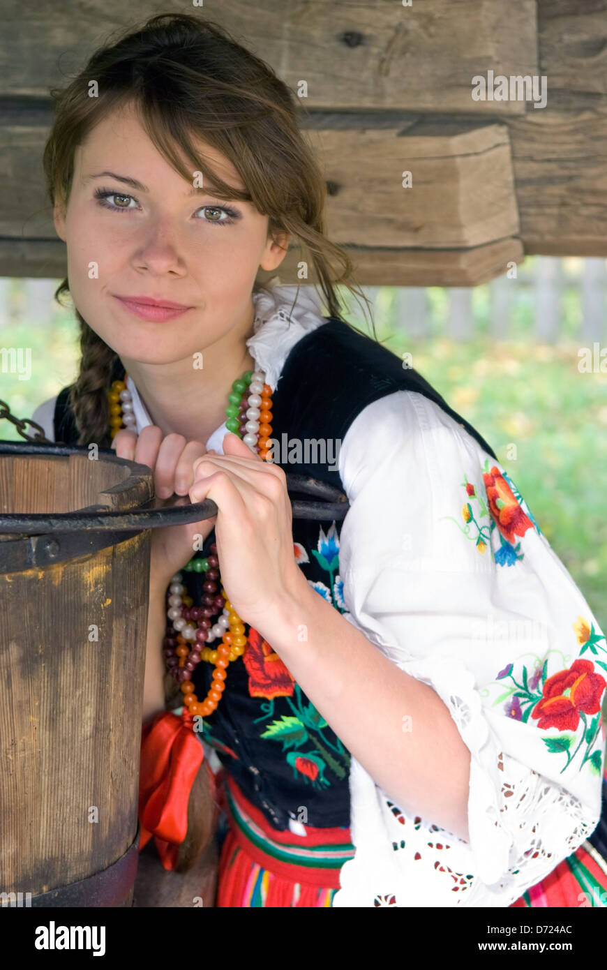 Polish woman traditional dress hi-res stock photography and images - Alamy