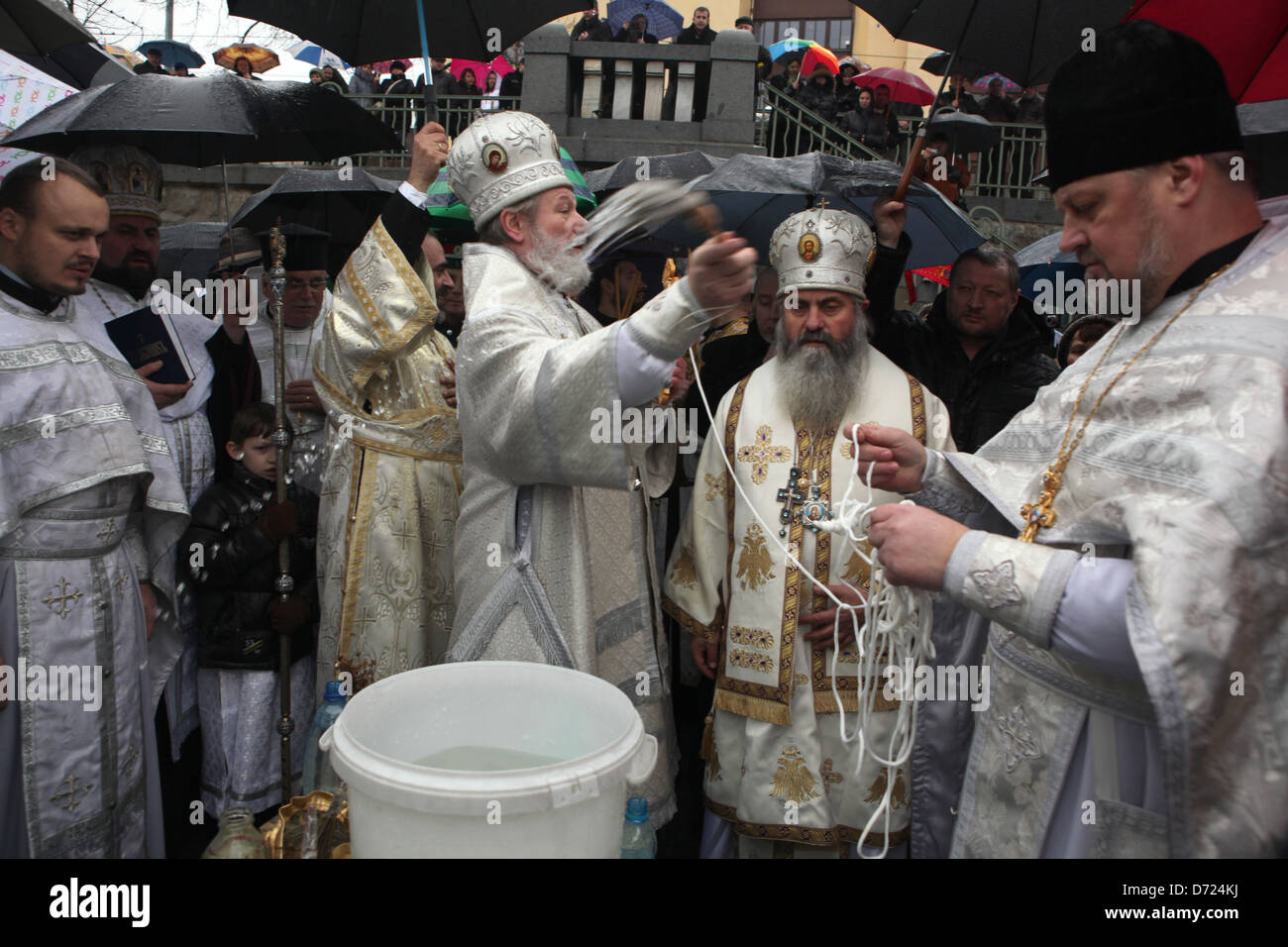 Orthodox Metropolitan Christopher consecrates Epiphany water on the ...