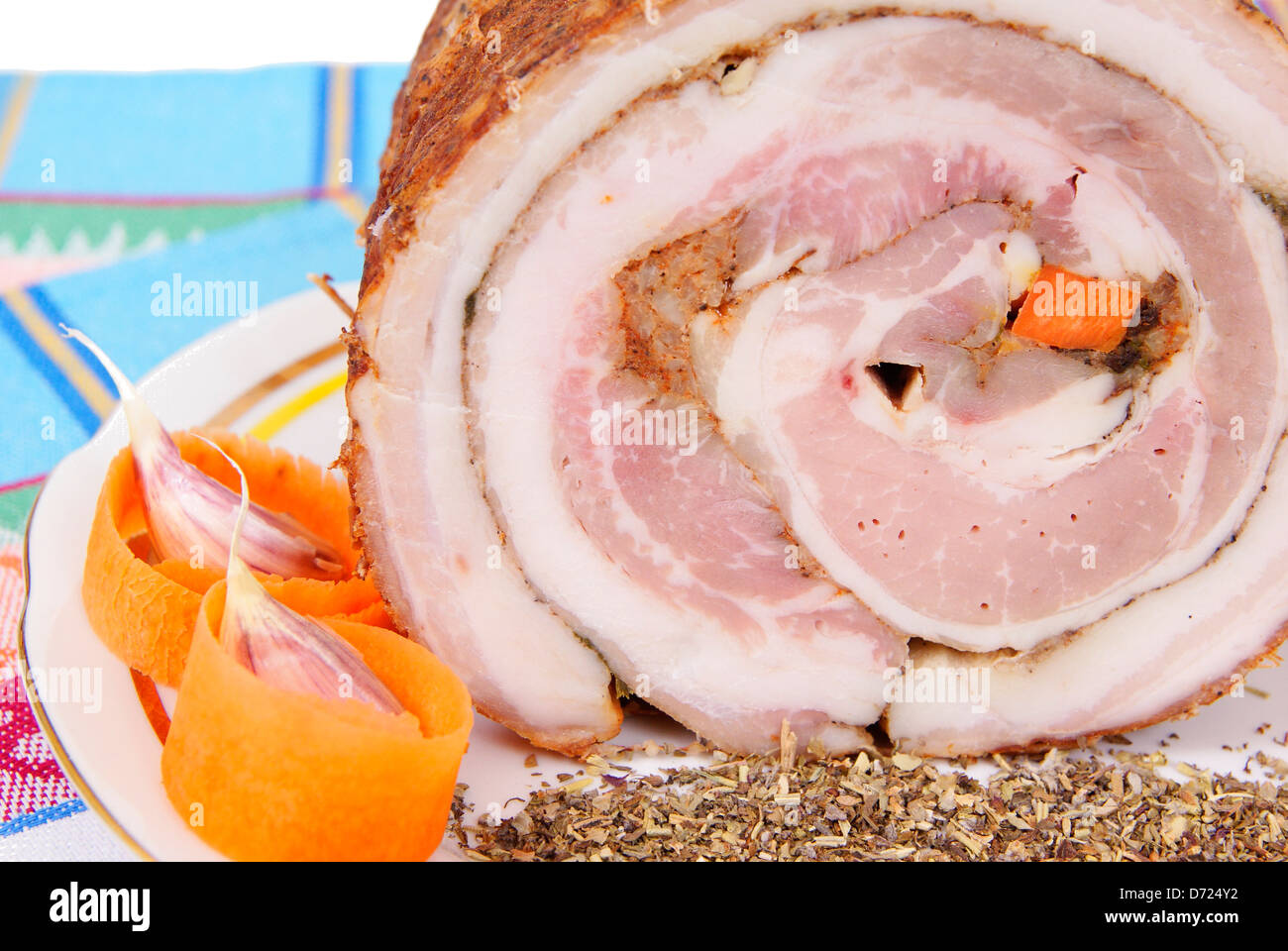 Meat roulade hi-res stock photography and images - Alamy